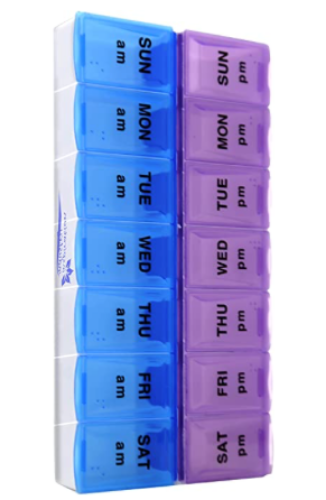 Pisces Healthcare Solutions. Standard 14 Compartment Pill Box