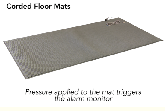 Pisces Healthcare Solutions. Floor Mat Fall Alarm Monitor, 24"X70"X1 ...