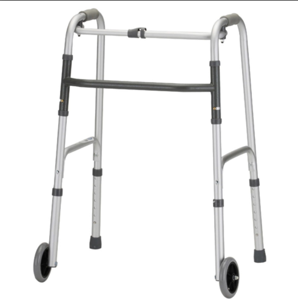 Pisces Healthcare Solutions. Nova Folding Rolling Walker with 5" Wheels