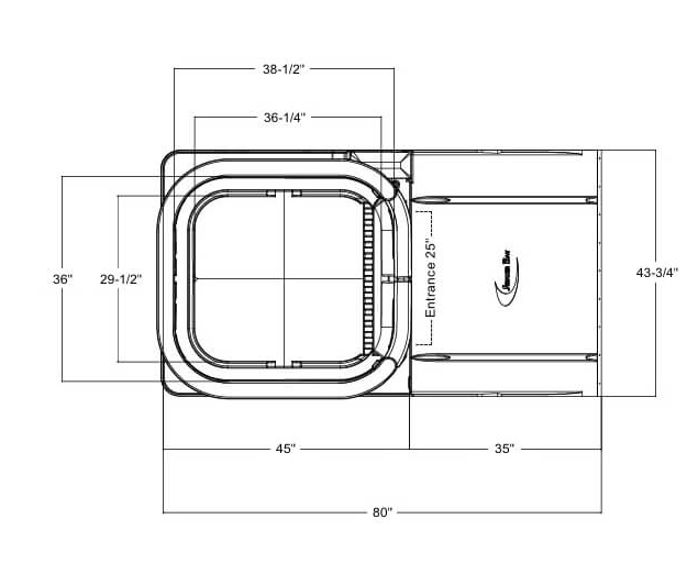 Pisces Healthcare Solutions. Shower Bay