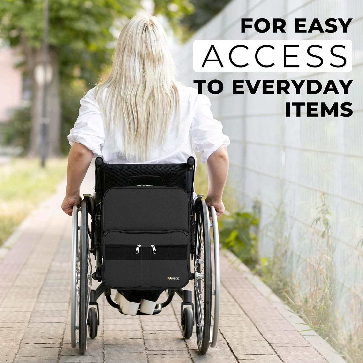 Pisces Healthcare Solutions. Deluxe Wheelchair Bag