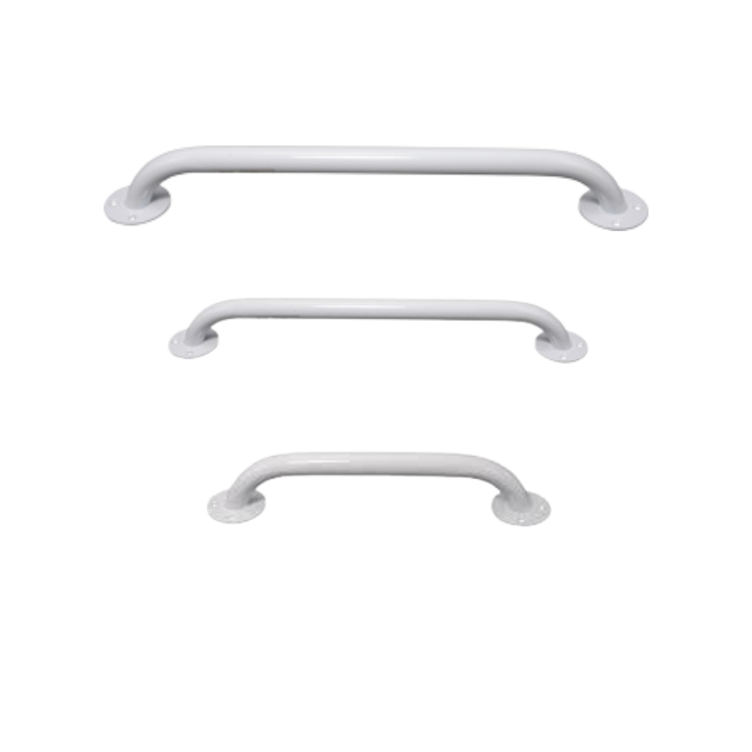 Pisces Healthcare Solutions. White Powder-Coated Grab Bar