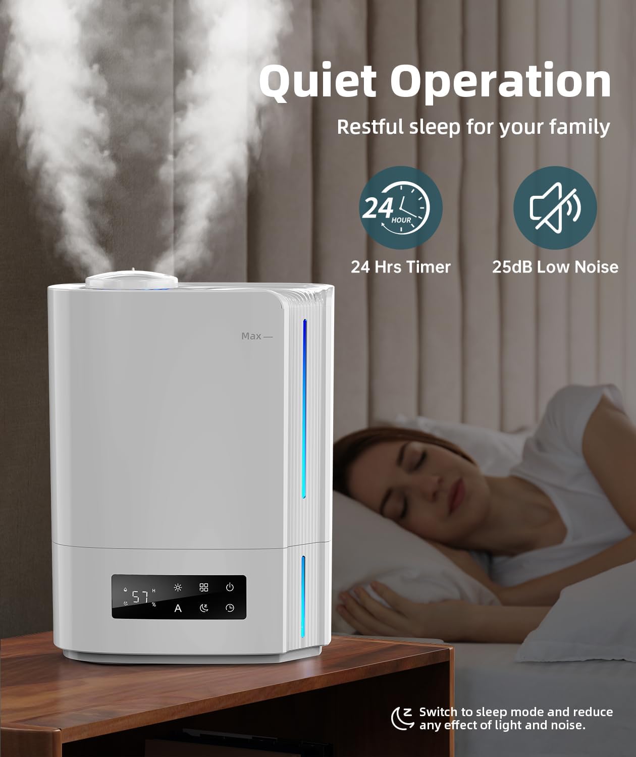 Pisces Healthcare Solutions. Cool Mist Humidifier 6L, 26dB Quiet ...