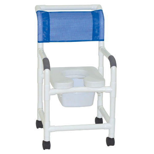 Pisces Healthcare Solutions. 18" Shower Commode Chair with Slide-Out ...